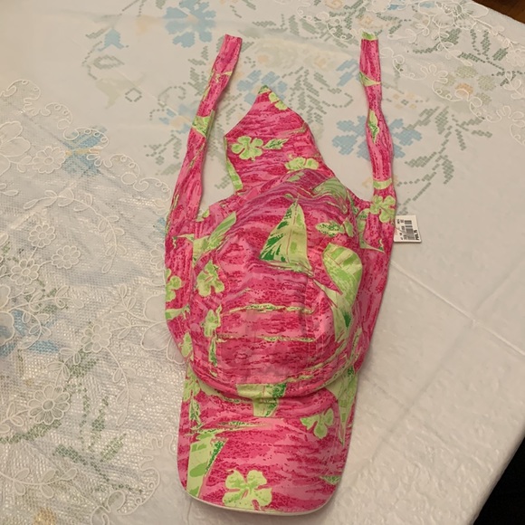 Primark | Accessories | Bright Floral Pink And Green Colored Cap With ...